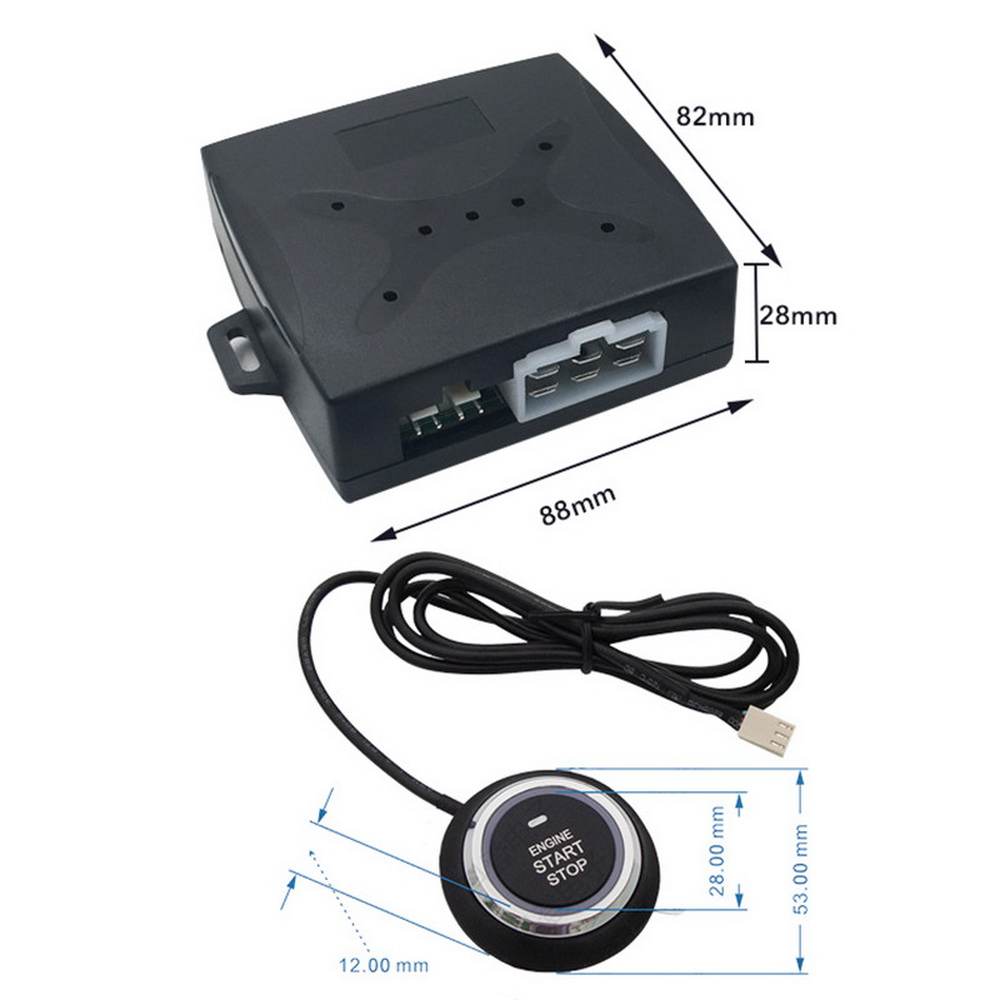 Car Start Stop Button Engine Push Start Button Ala... – Grandado