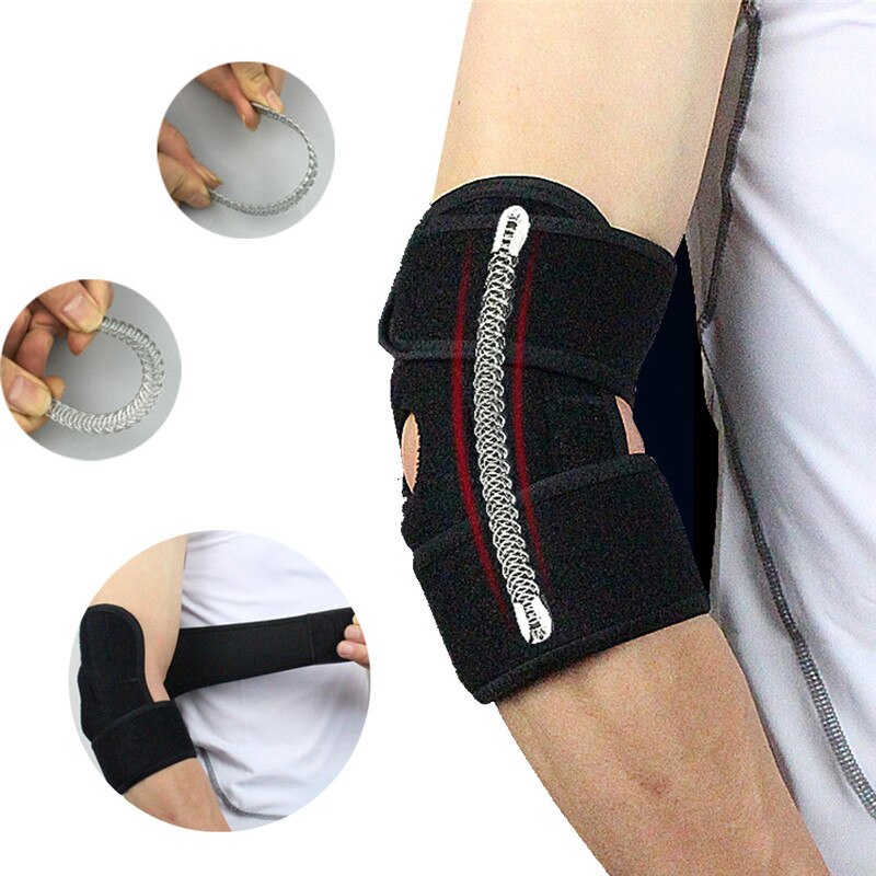 Adjustable Elbow Support Wrap Brace Pad Strong Bas... – Grandado