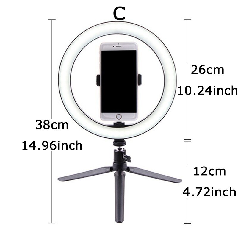 Dimmable Camera Photo Studio Phone Video LED Beaut... – Grandado