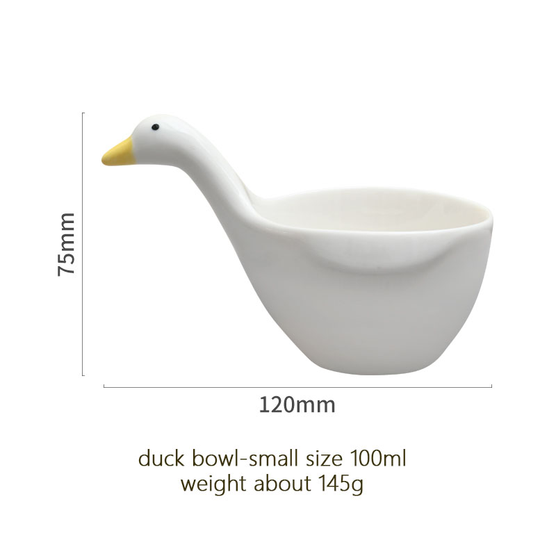 Ceramic Cute Duckling Bowl Small Sauce Bowl Season... – Vicedeal