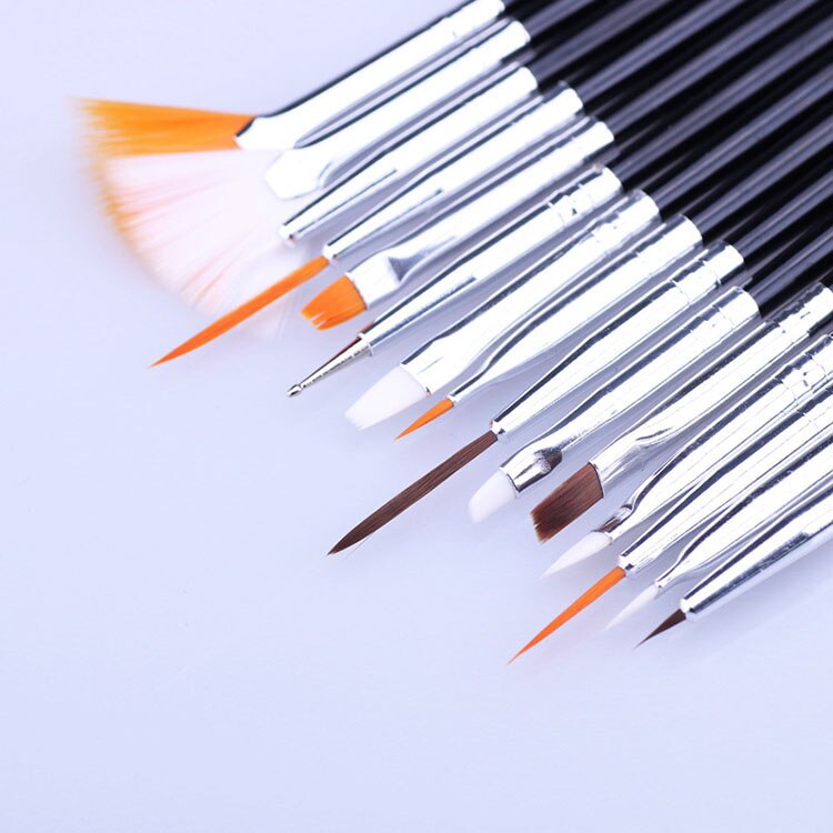 15 stuks Nail Brush Set Nail Art Schilderen Toolki... – Vicedeal