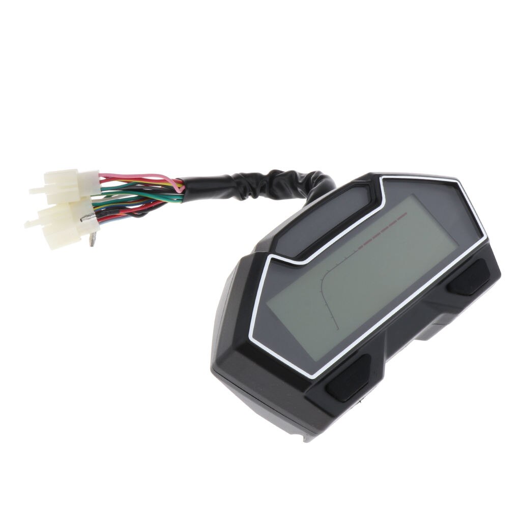 LCD Motorcycle Speedometer Odometer -Speed Fuel Ga... – Grandado