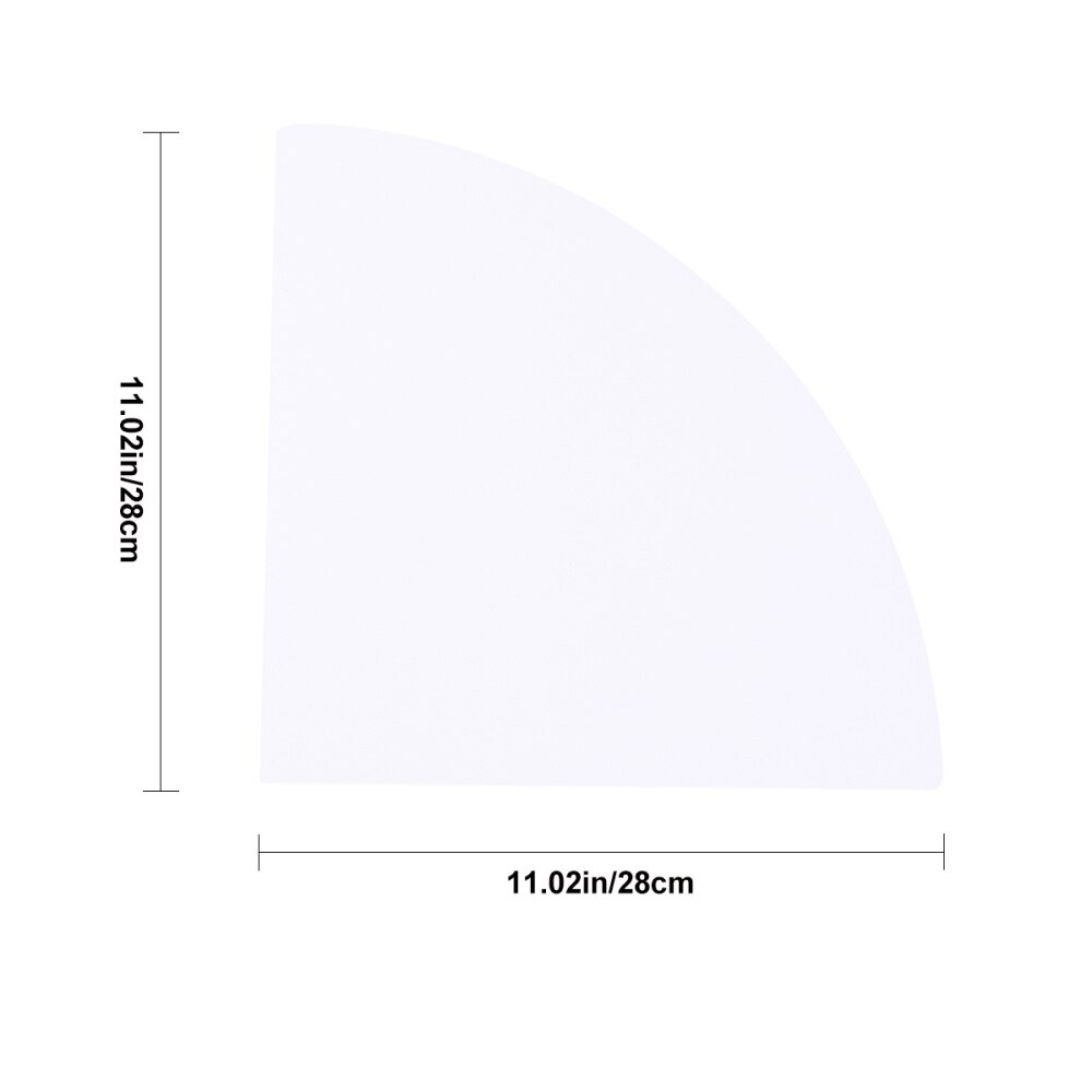 Fan Shape Wall Corner Shelf Set Wall-mounted Corne... – Grandado