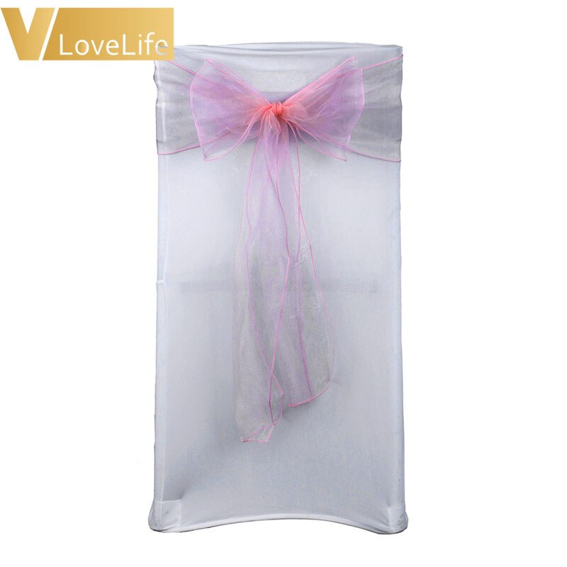 18*275cm organza stoleserve bryllupsstole knudebet... – Grandado