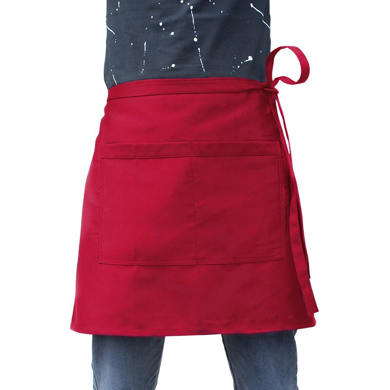 Unisex Half Short Waist Polyester Bib Apron Restau... – Vicedeal