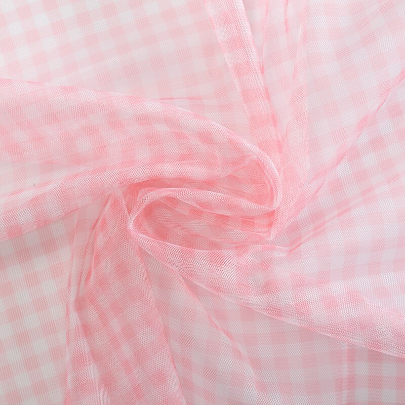 Verificação de tecido de tule transparente, decora... – Grandado