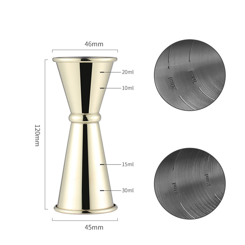 Multi Size 15/25/30/45/60Ml Cocktail Bar Measuring... – Grandado