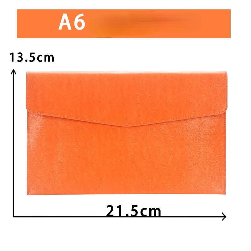 A4 A5 A6 Retro Business Leather Portable File Fold... – Grandado