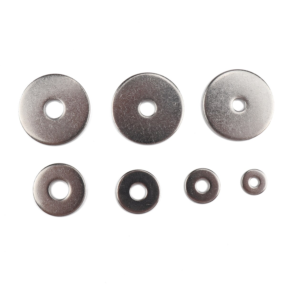 70Pcs Rvs 7 Soorten Oversized Platte Ringen A2-70/... – Grandado