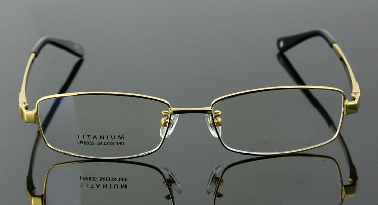 Full Rim Pure Titanium Men's Eyeglasses Frame Eyew... – Grandado