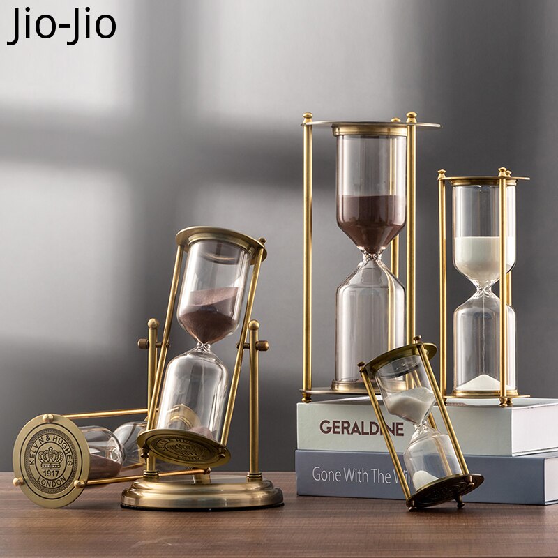 Metal Hourglass Sand Timer European Retro Office B... – Vicedeal