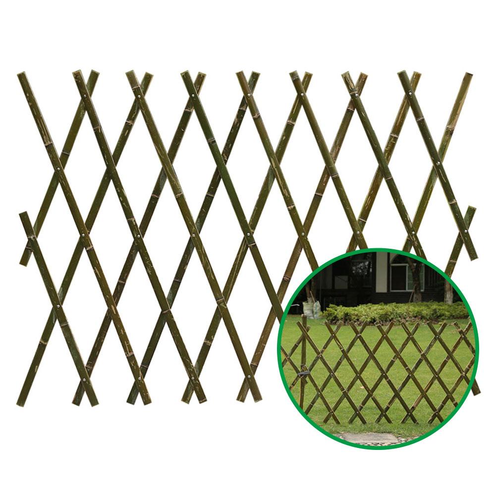 40 x 180cm Expanding Fence Barrier Bamboo Picket G... – Grandado