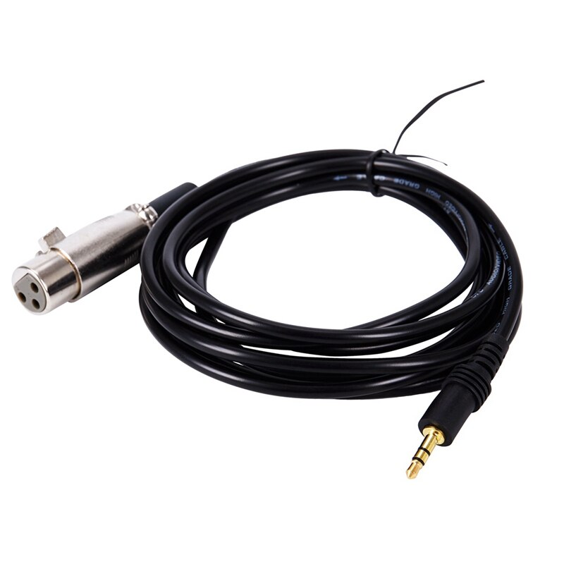 3.5mm Stereo Jack Mic o Cord Cable 10Ft & XLR Fema... – Vicedeal