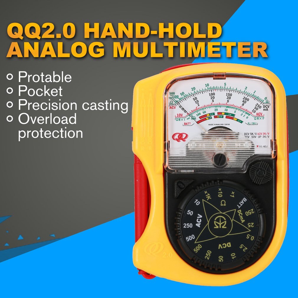 Qq2.0 handzame pocket pointer analoge multimeter a... – Grandado