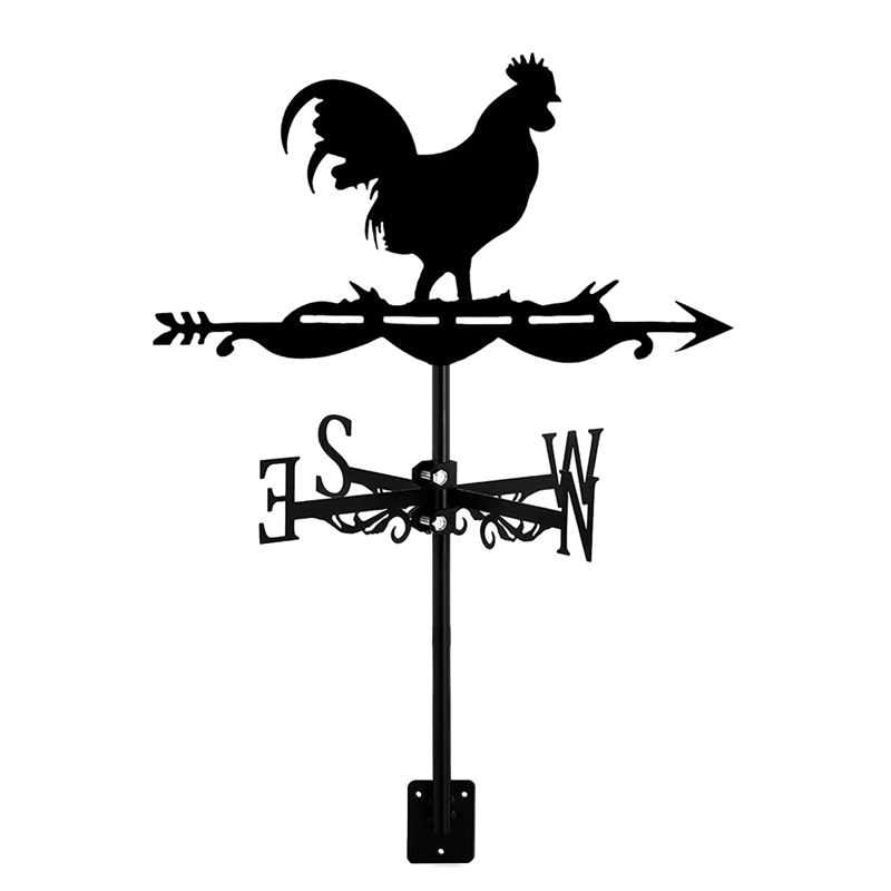 Cockerel Weather Vane - Decorative Wind Direction ... – Grandado
