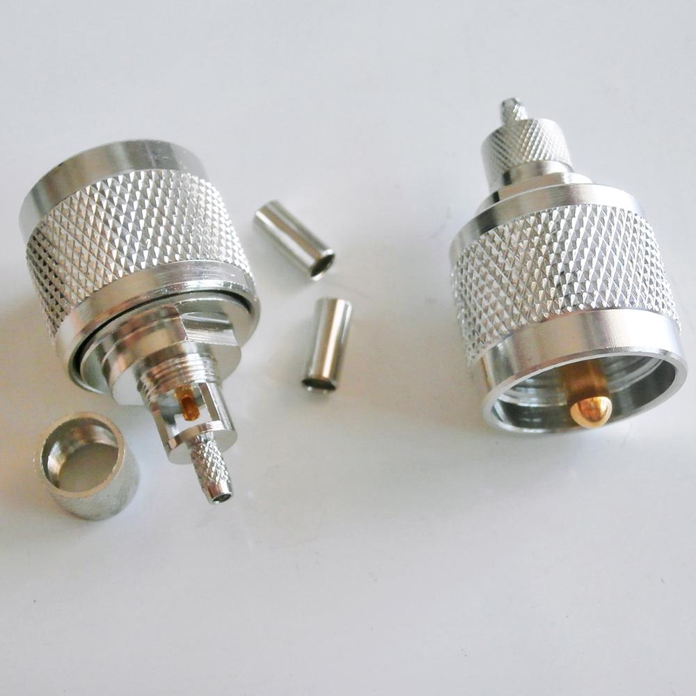 Connector Socket PL259 SO239 PL-259 So-239 Uhf Man... – Grandado