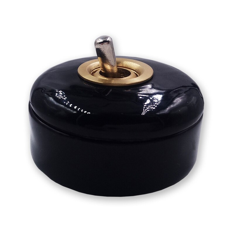 Home Improvement Ceramic Toggle Switch Round Wall ... – Vicedeal