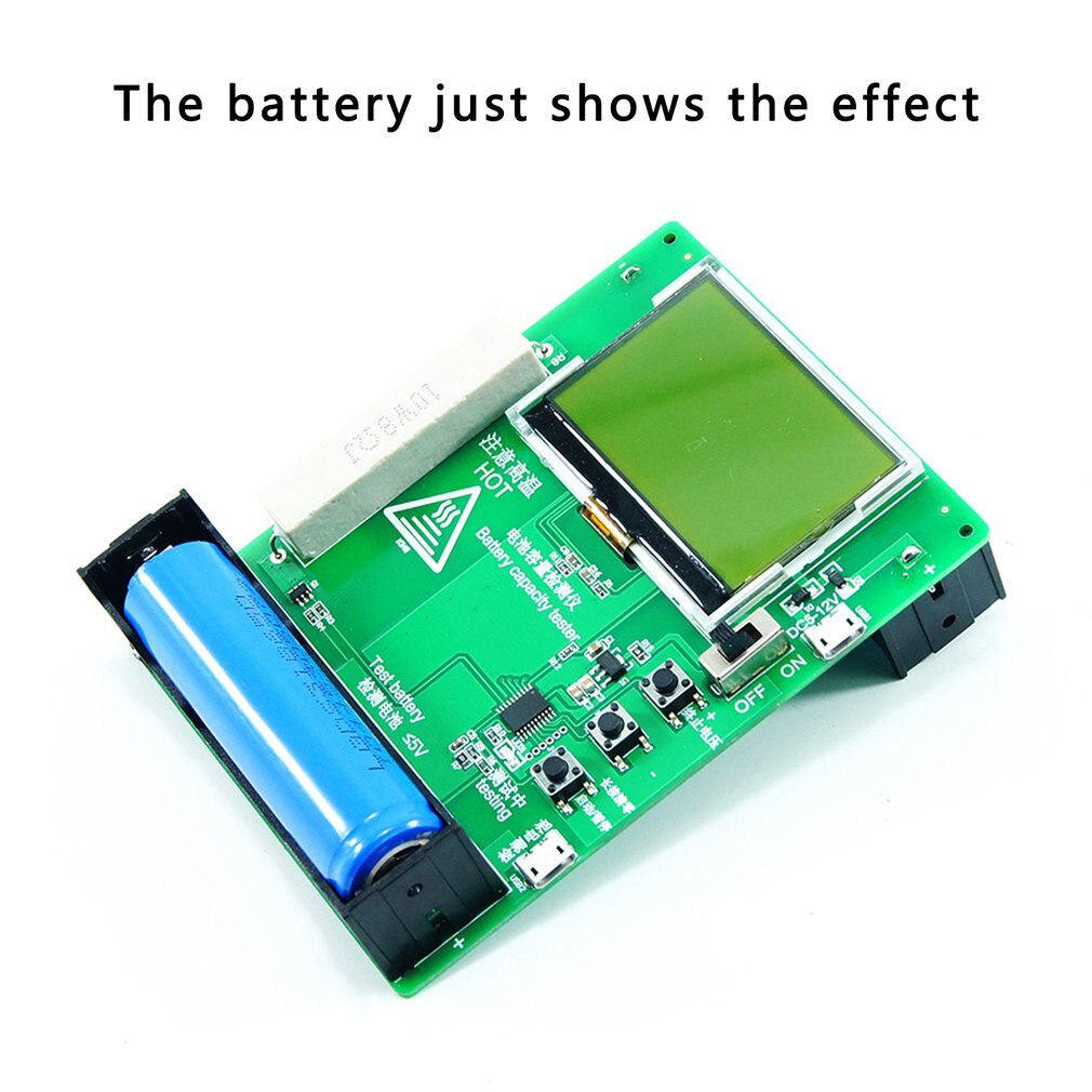 LCD Display 18650 Lithium Battery Capacity Tester ... – Vicedeal