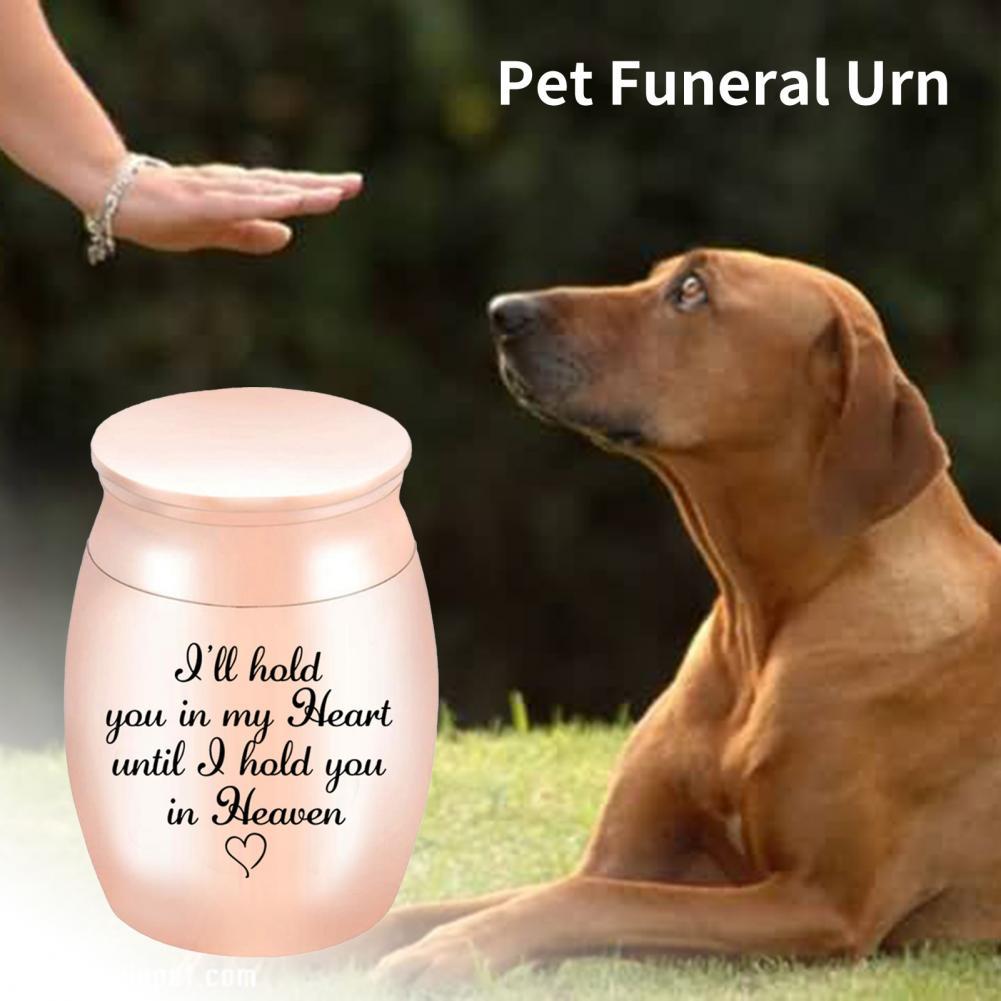 Pet Funeral Urn Metal Pets Ashes Casket Exquisite ... – Vicedeal