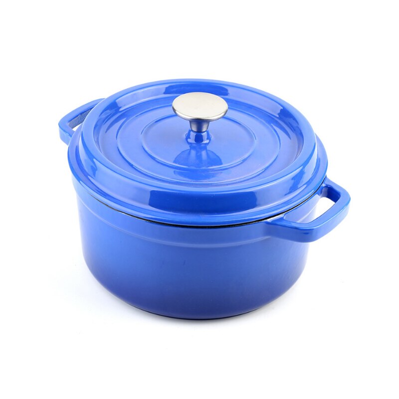 26cm 4.8L (3~7people) Cast Iron Enamel Stew Pot So... – Grandado