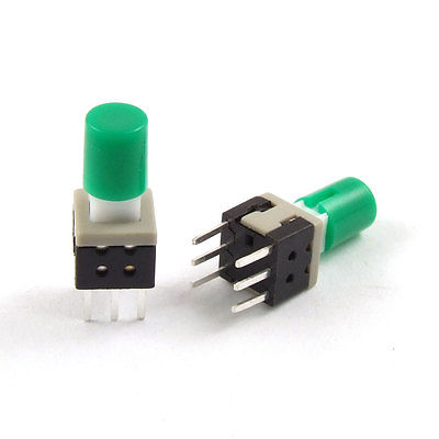 10 pces 5.8x5.8mm x 14mm verde boné pcb momentâneo... – Grandado