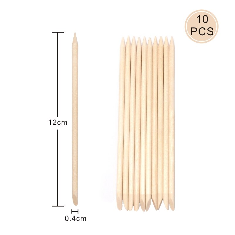 10/50pcs Double Head Nail Art Wood Stick Cuticle P... – Vicedeal
