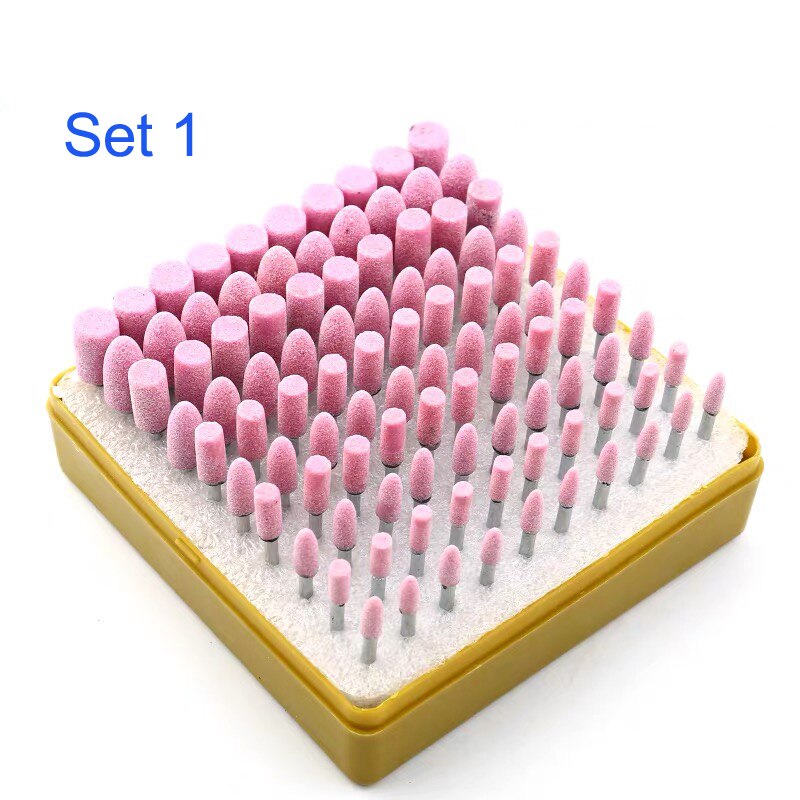 100 pcs Mounted Grinding Stone Points Polishing Gr... – Vicedeal