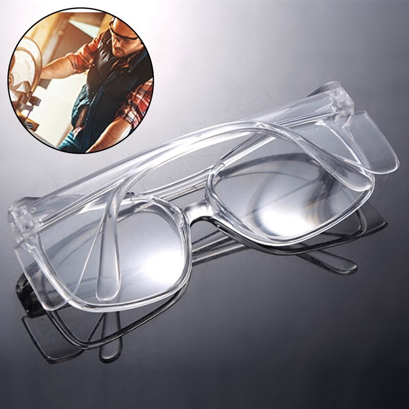 Clear Vented Safety Goggles Eye Protection Protect... – Grandado