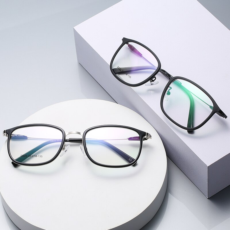 Logorela D825 Square Glasses Frames Men Women Vint... – Grandado