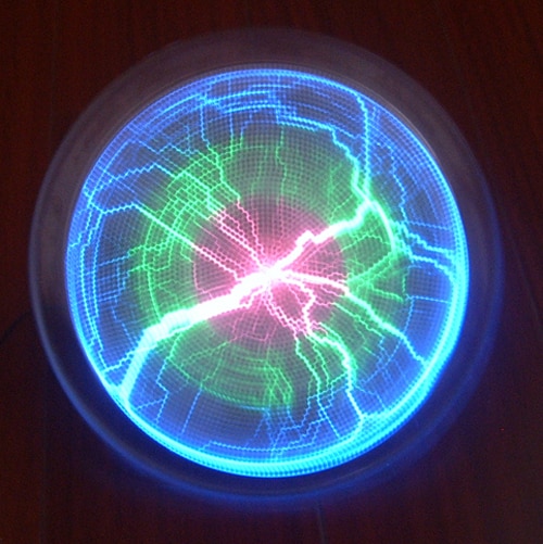 6" Tri-color Lumin Disk Plasma Plate Lightning Lam... – Vicedeal