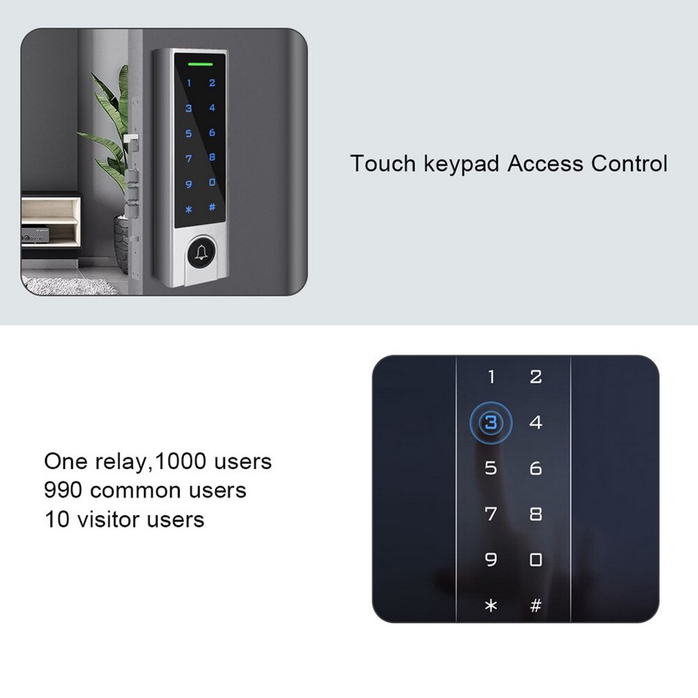 RFID 125KHZ Touch Keypad Access Control Machine IP... – Vicedeal