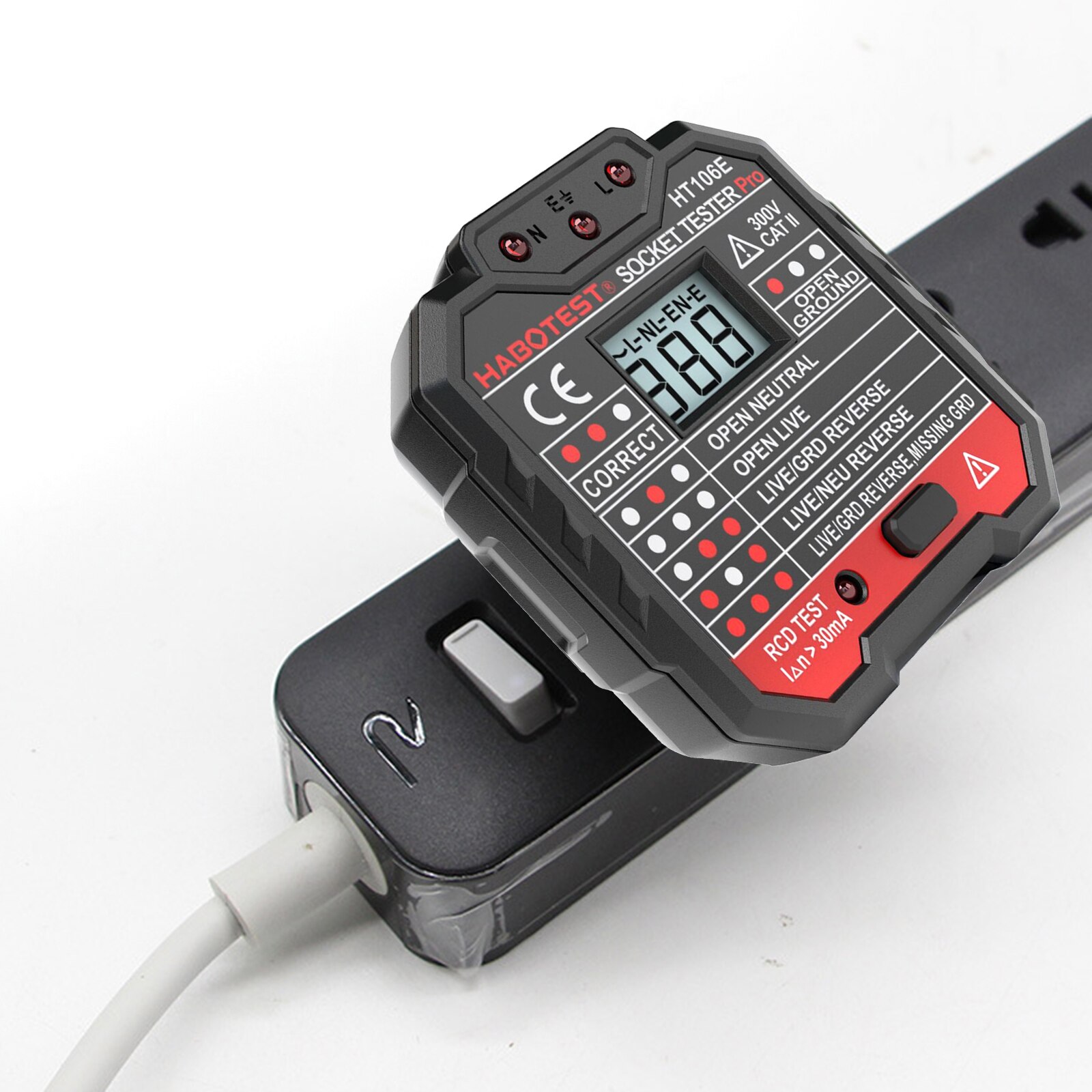 Electric Socket Tester Digital Display Portable Pl... – Grandado