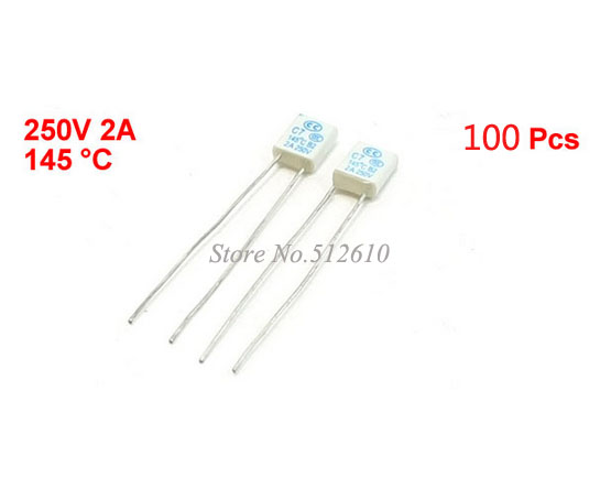 100 Pcs 8 x 6 x 2.5mm Square Micro Fan Fuse 250V 2... – Grandado