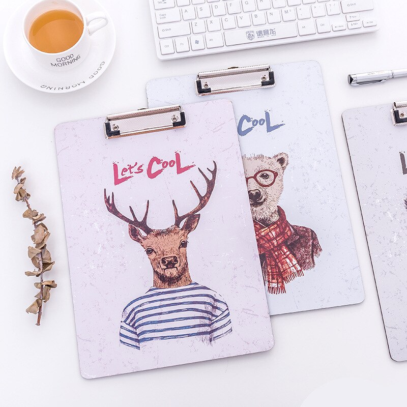 1pcs A4 cool animals Printed Clipboard as Writing ... – Vicedeal