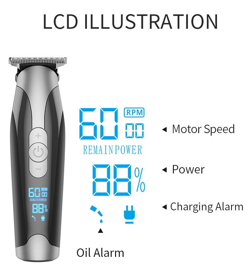De Professionele Oplaadbare T-Blade Lcd Display Vo... – Grandado