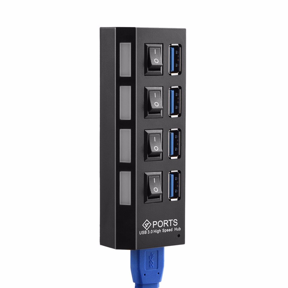 4 Ports USB 3.0 Hub Super Speed 5Gbps With on/off ... – Grandado