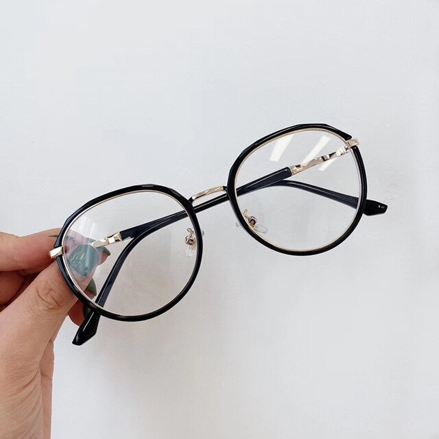 Vintage Anti Blue Light Eyeglasses Women Transpare... – Grandado