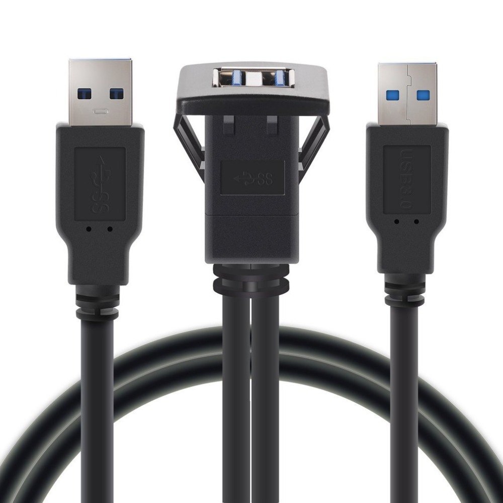 1M/2M prise câble USB 3.0 Auto voiture encastré mâ... – Grandado