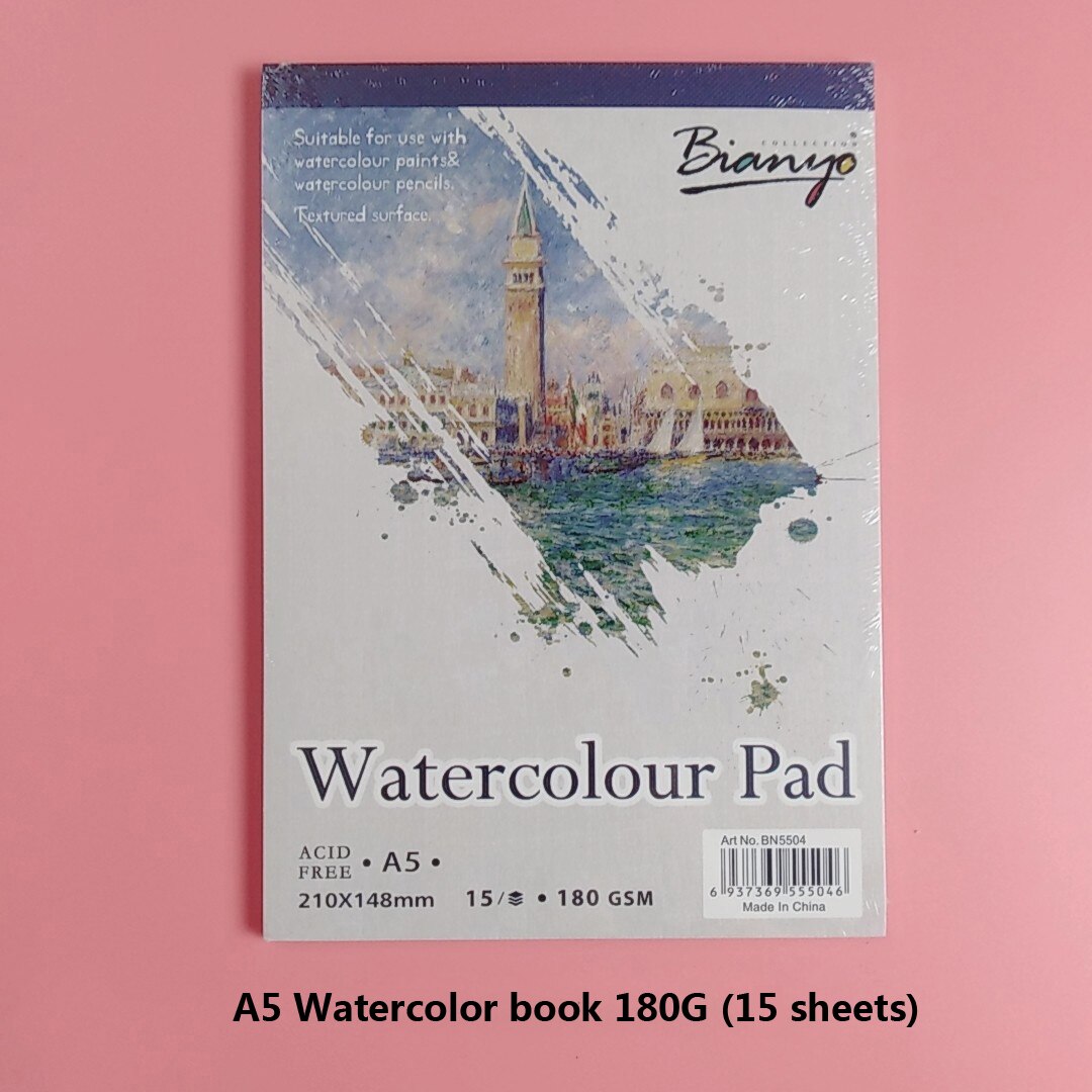 Bianyo A4 A5 Sketch Book Stationery Watercolor Pap... – Vicedeal
