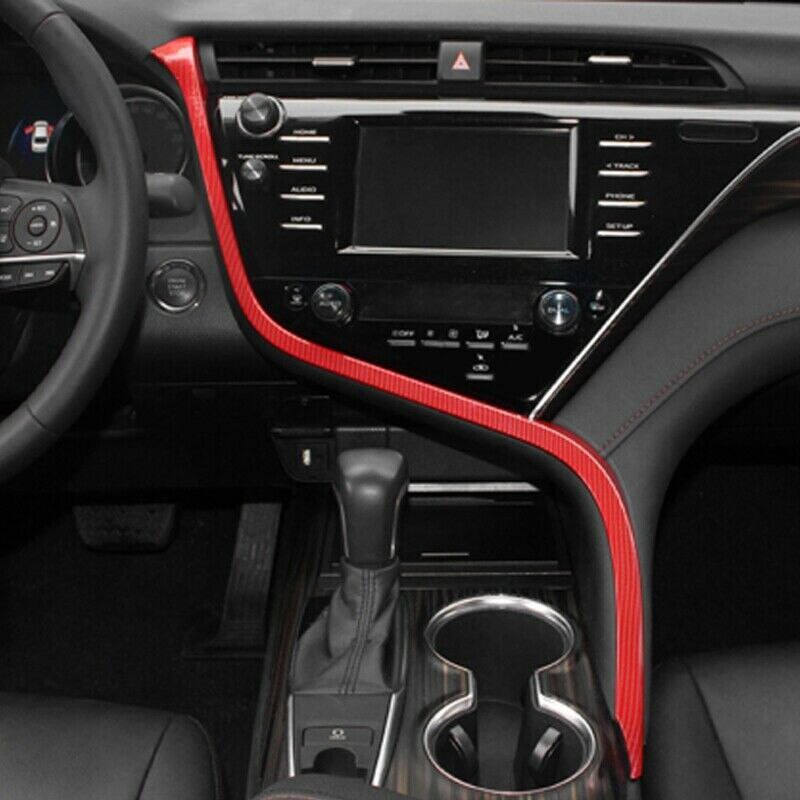 for Toyota Camry Red ABS Center Console Decoration... – Grandado