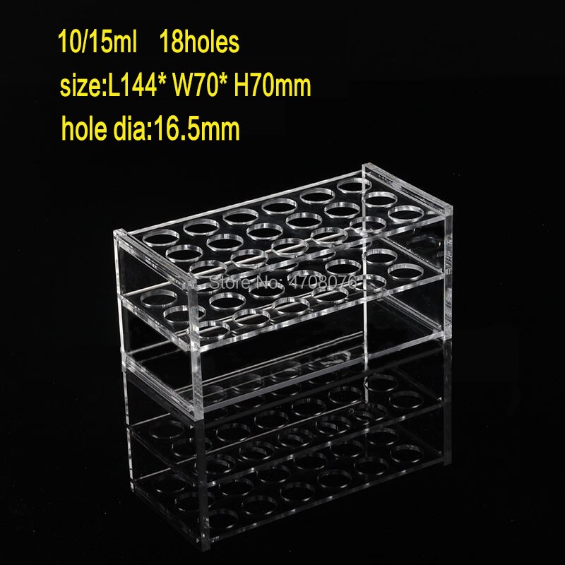 Plastic Lab Test Tube Holder Transparent Test Tube... – Grandado