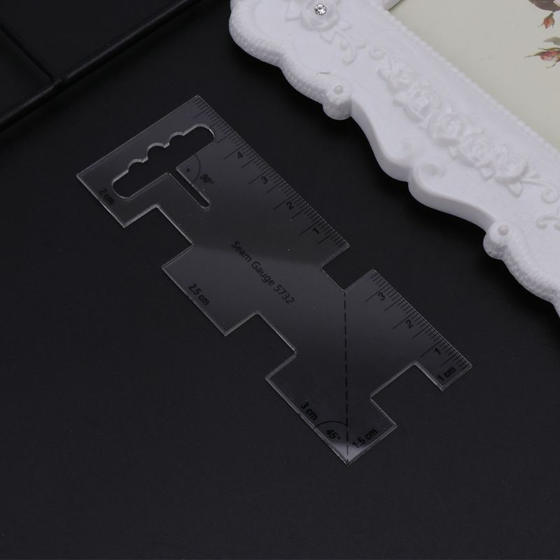 Acrylic Patchwork Thickness Ruler Measuring Gauge ... – Vicedeal
