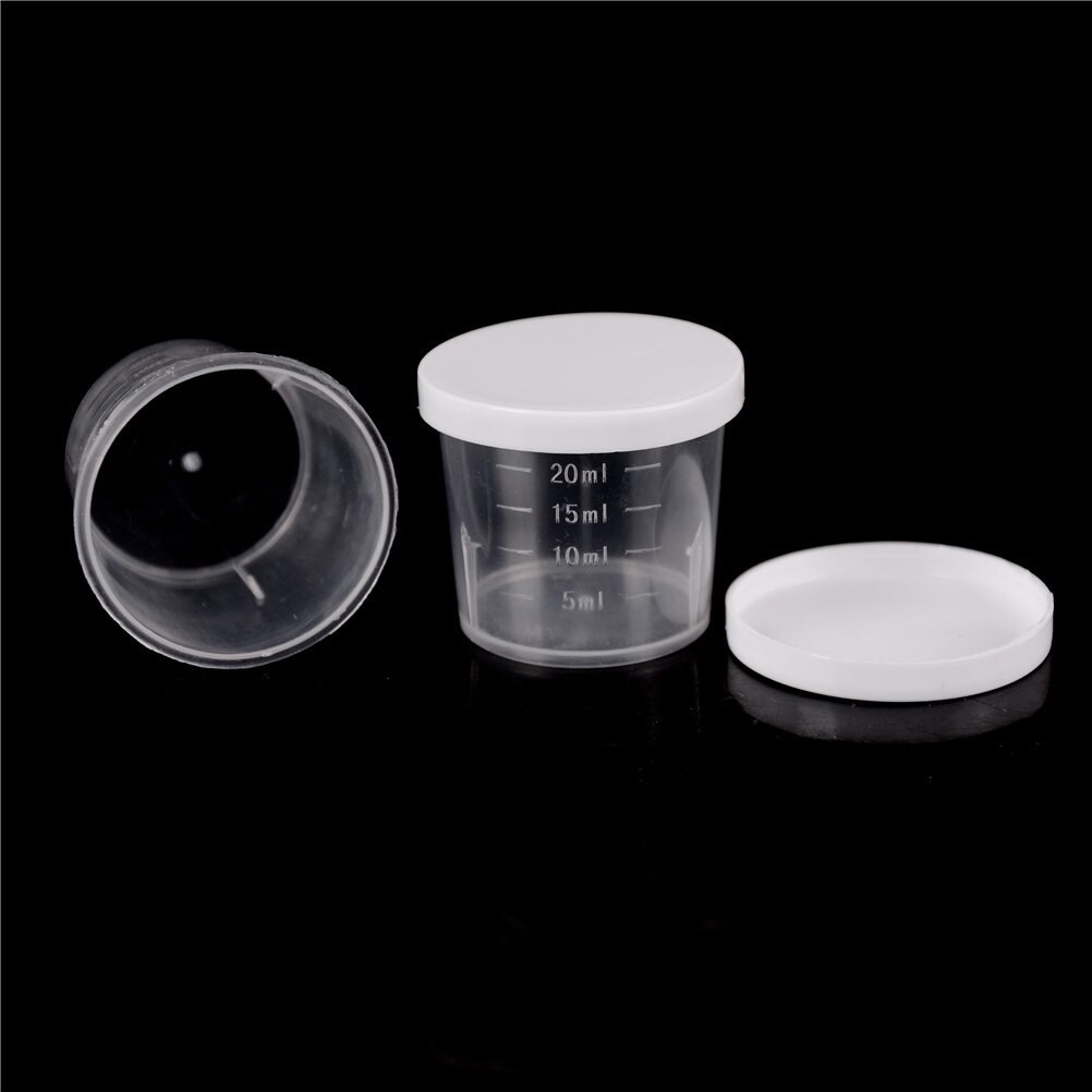 10Pcs/set 20ml Plastic Graduated Laboratory Lab Te... – Vicedeal