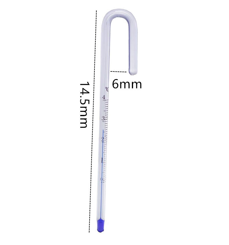 Aquarium Glass Thermometer With Hook distance 4mm ... – Grandado