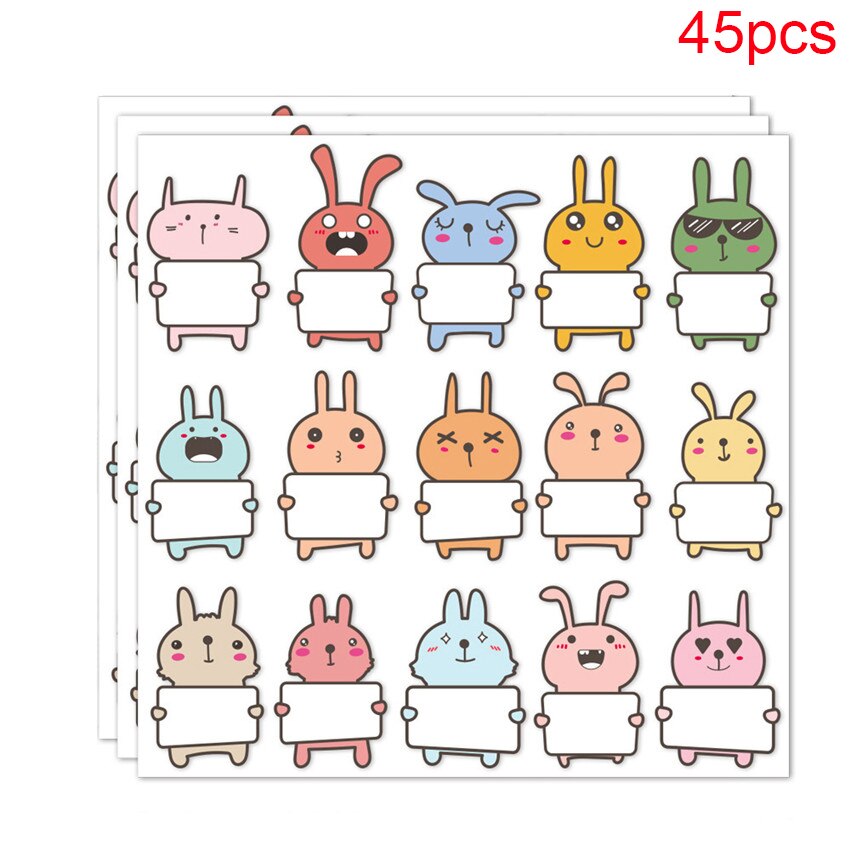 45-75Pcs Cute Animal Stickers 15 Ontwerpen Leeg Wo... – Vicedeal