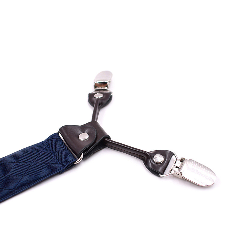 35mm Wide Men Suspenders High Elastic Adjustable 6... – Grandado