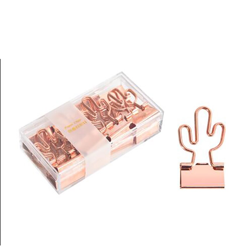 12Pcs/set Cute Cartoon Binder Clip Mini Paper Clip... – Grandado