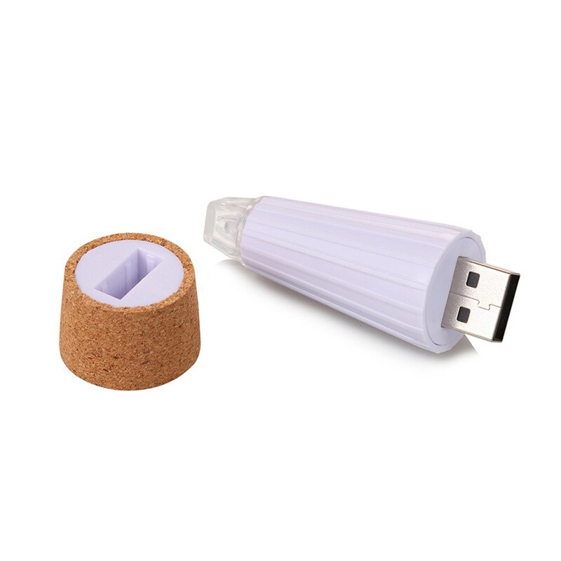 USB LED Wine Bottle Night Light Magic Cork Shaped ... – Grandado
