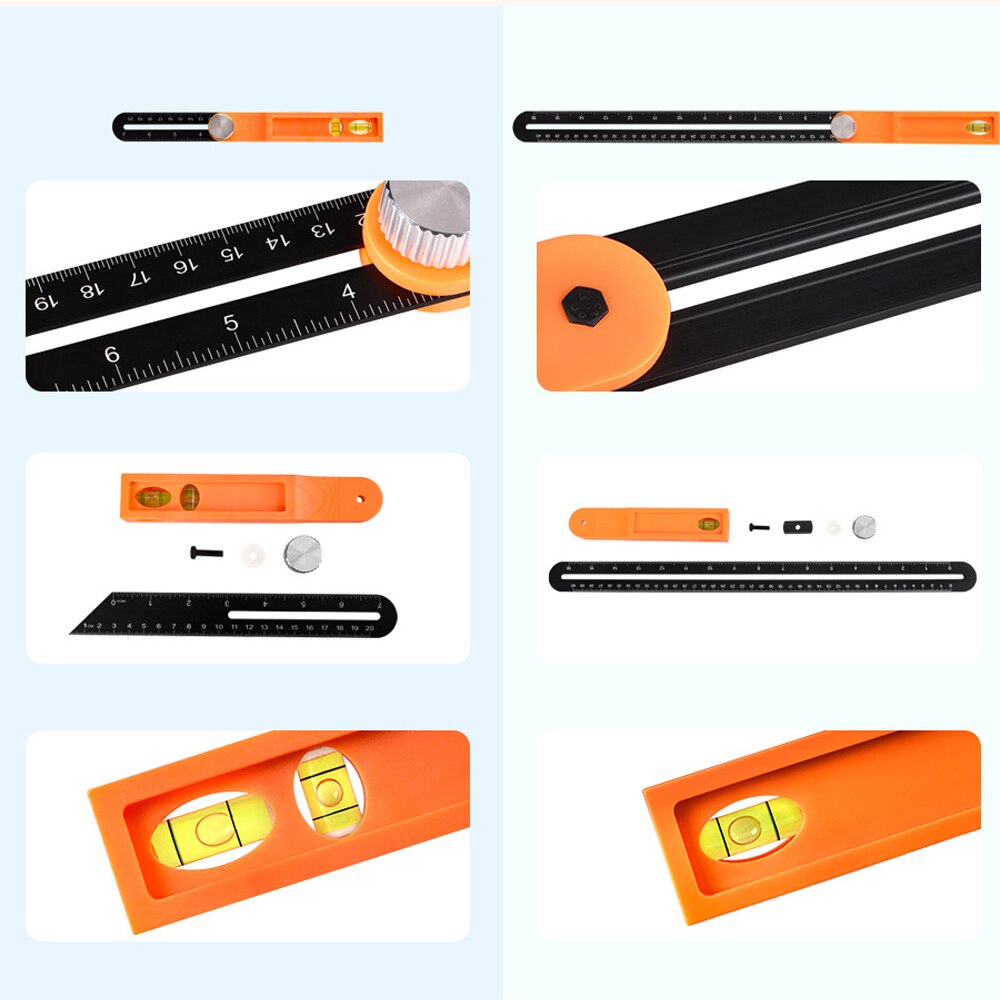 T-type Movable Square Angle Ruler Protractor Strai... – Grandado