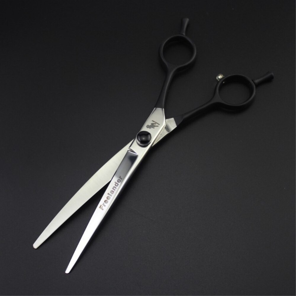 7.0 inch Pet Scissors for Dog Grooming Black Curve... – Grandado